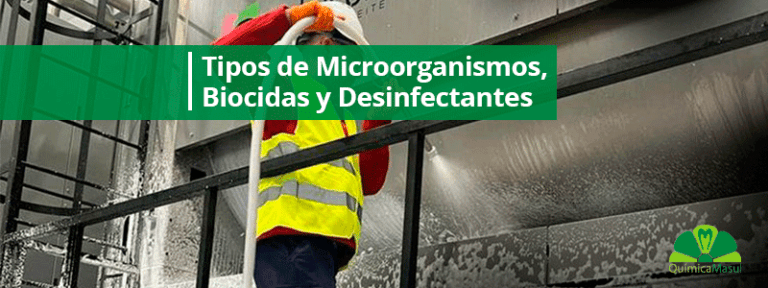 Tipos de Microorganismos, Biocidas y Desinfectantes - Química Masul